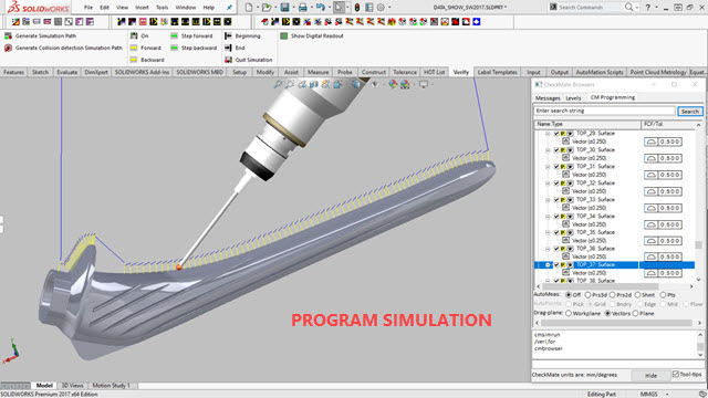 CheckMate for SOLIDWORKS – offline programiranje CMM